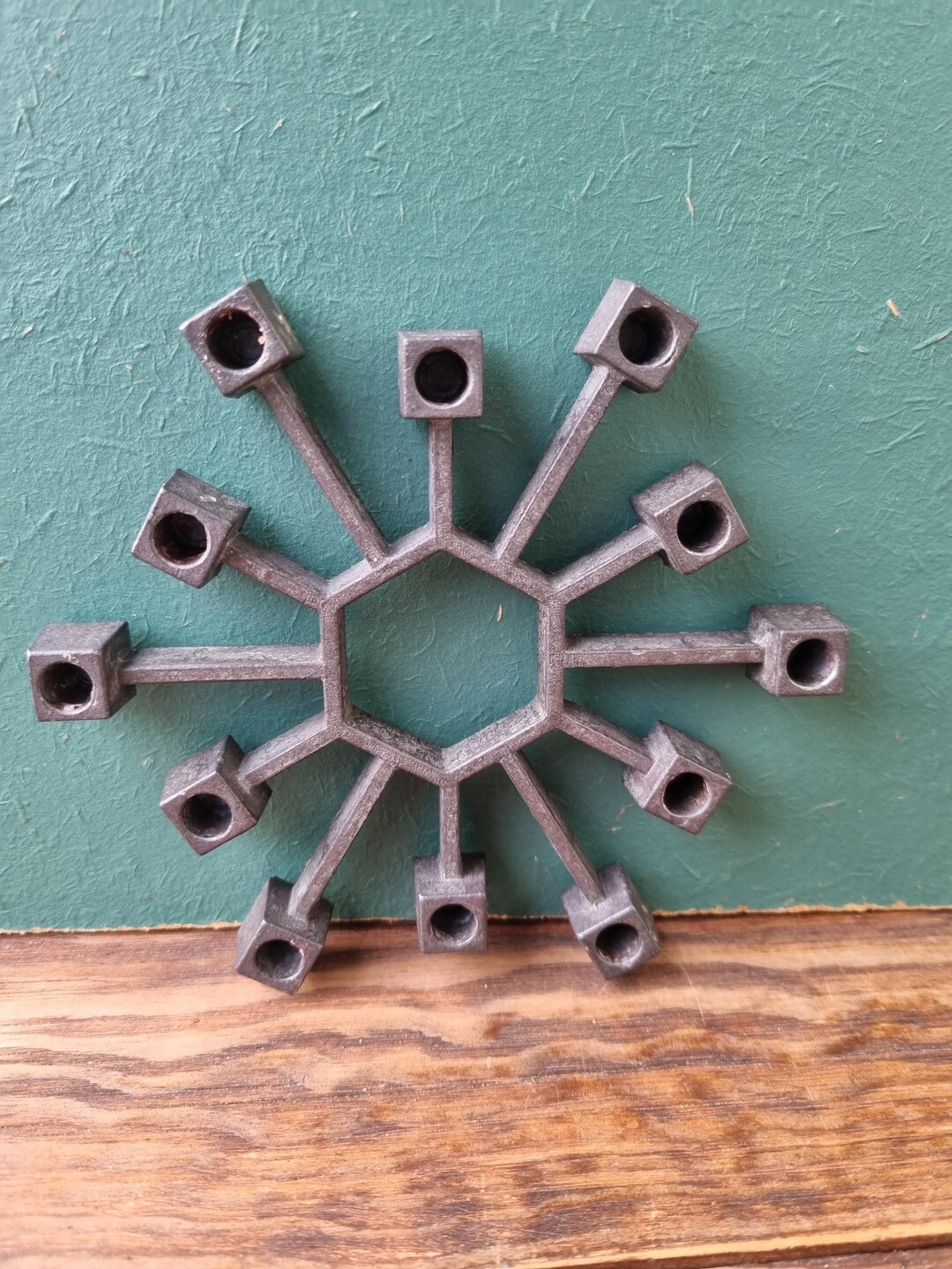 Paro Cast Iron Candle Holder by Jens H. Quistgaard, 1960s - Etsy