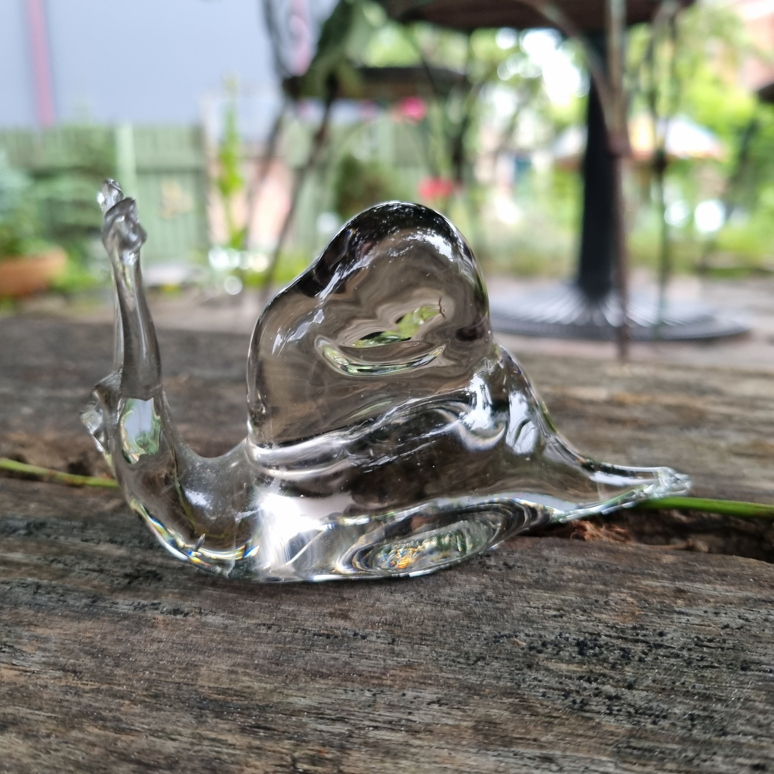 Decorative Snail Vintage Art Glass Snail Sculpture Sweden - Etsy