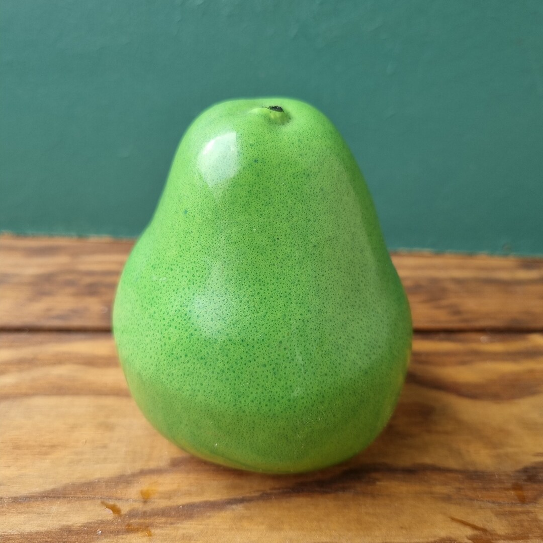 Karl Arthur Fredriksson, Green Ceramic Pear, Swedish Vintage Pottery - Etsy