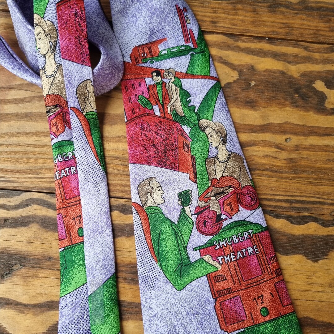 Gino Pilati Modern Silk Necktie, Illustrative Necktie, Italy, 1980s - Etsy