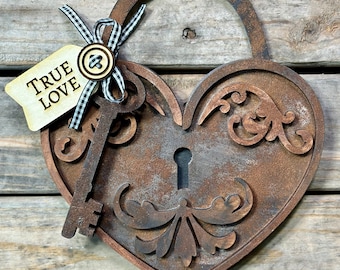 Write Your Own Personalized Lock and Key Keepsake, Romantic Keepsake ...