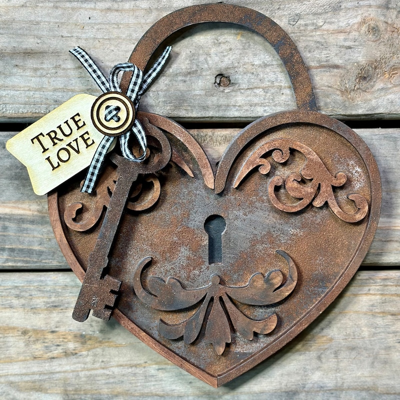 Heart Shaped Lock - Etsy