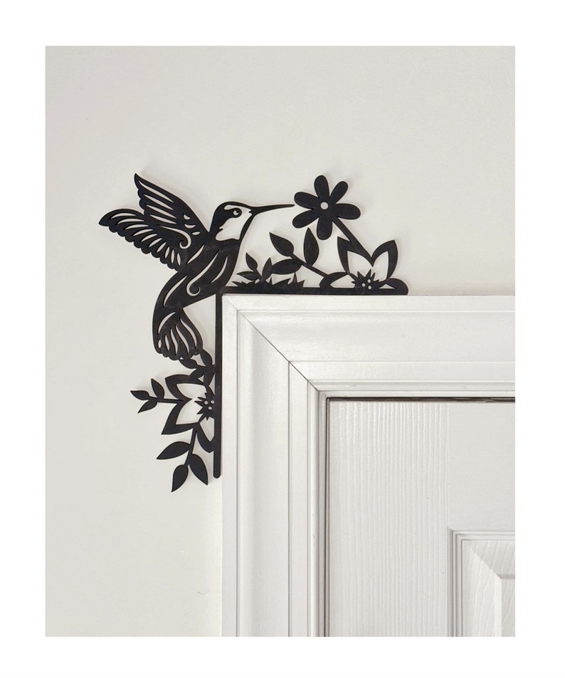 Hummingbird Decorative Door or Window Frame Sitter - Etsy