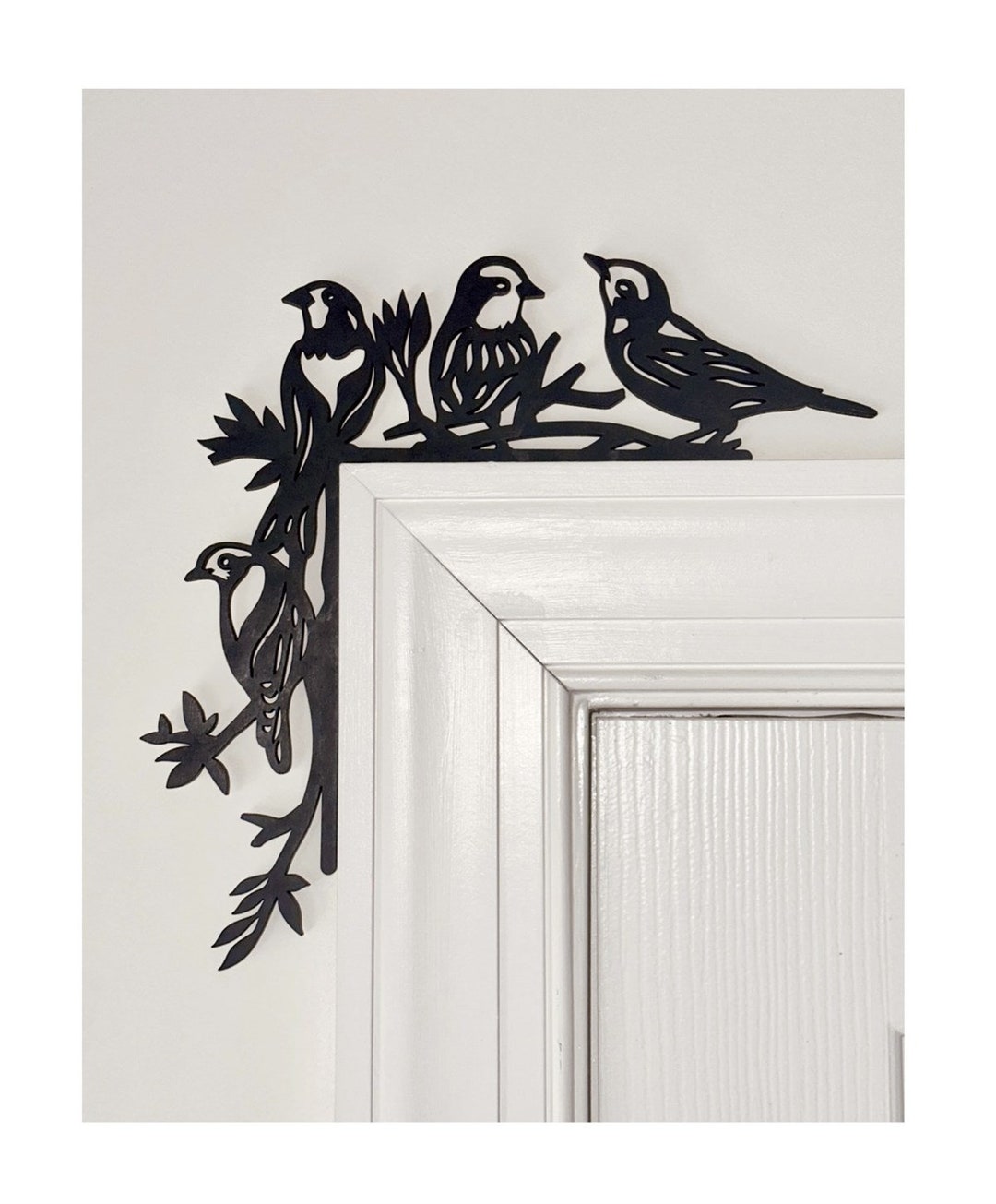 Birds Decorative Door or Window Frame Sitter - Etsy