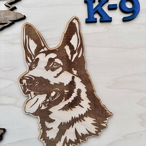 Tattered Police K9 Double Layered Flag Law Enforcement Flag Police Flag ...