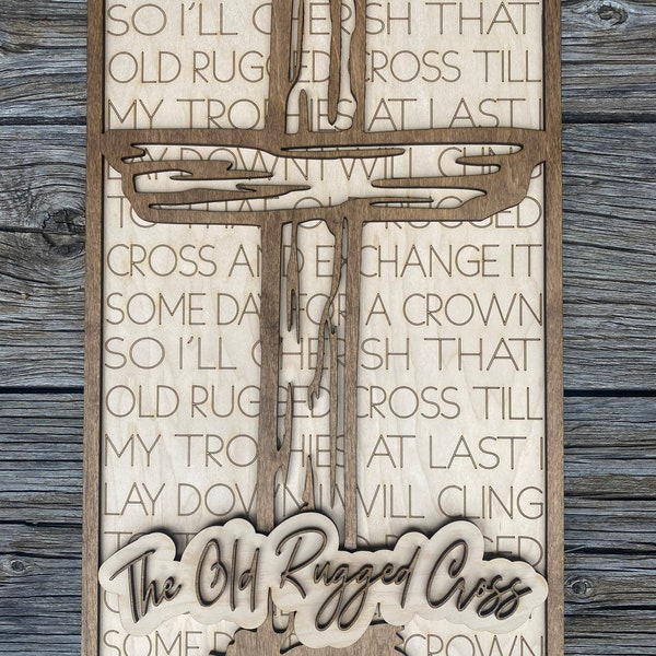 Old Rugged Cross - Etsy