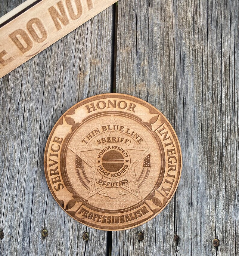 Law Enforcement Challenge Coin Plaque - Etsy