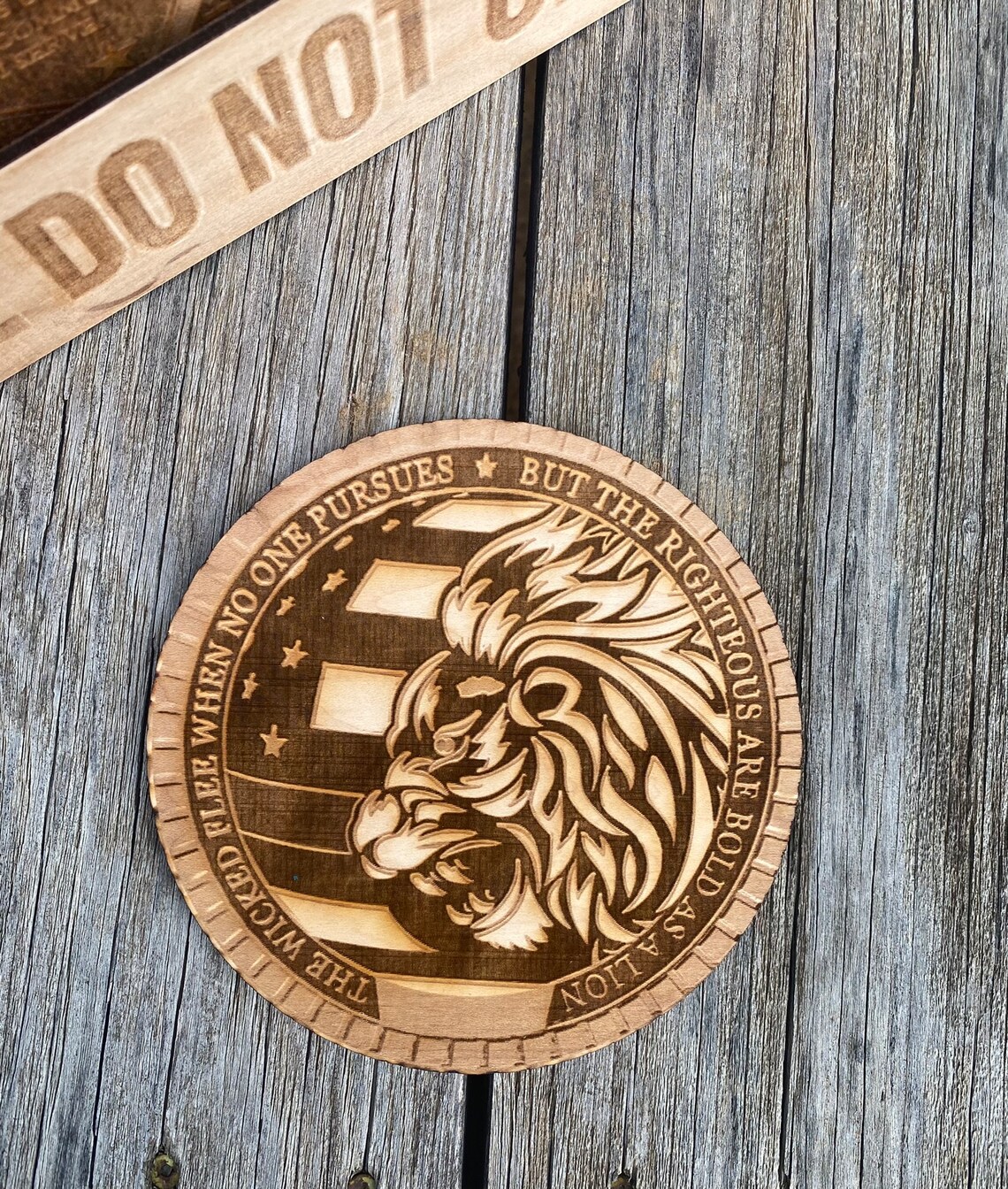 Law Enforcement Challenge Coin Plaque - Etsy