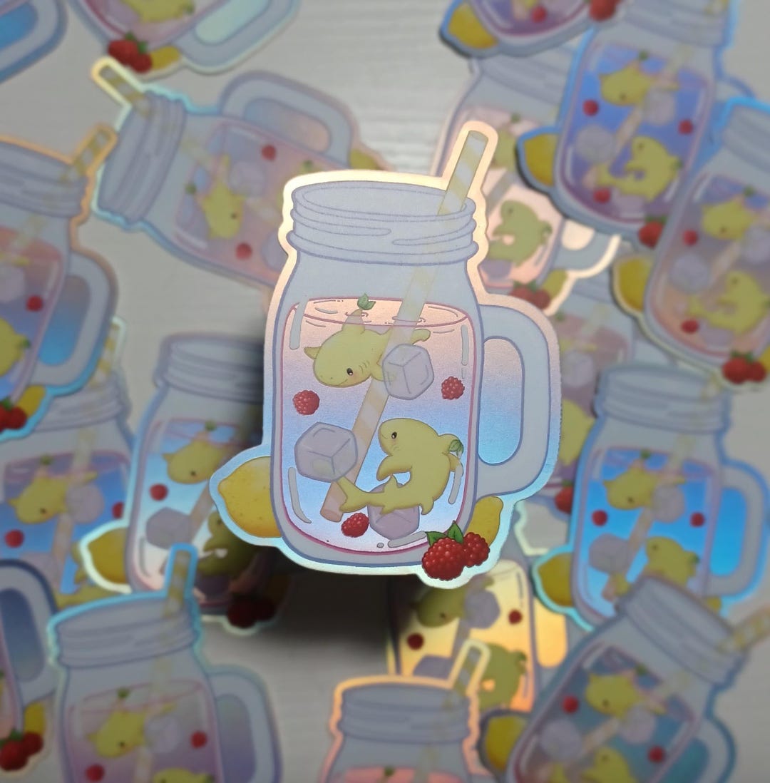 Lemon Shark Pink Lemonade Sticker - Etsy