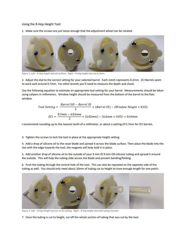 Airsoft R-hop Patch Tool - Etsy