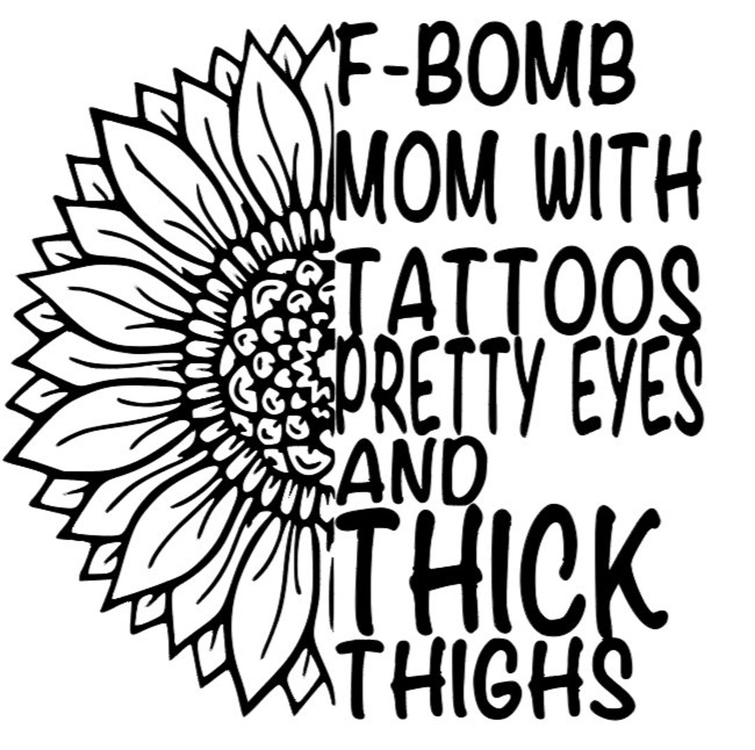 Fbombmom SVG - Etsy