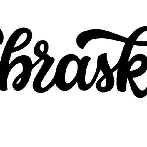 Cursive Nebraska Svg Digital Download Instant Download - Etsy