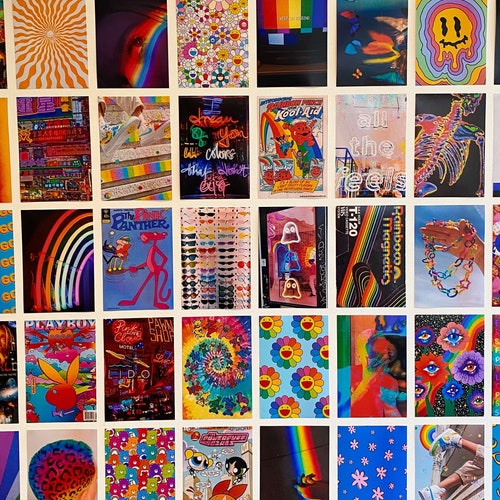 Kidcore Aesthetic Collage Kit 6x4 and 4x4 Inches Prints Pack - Etsy