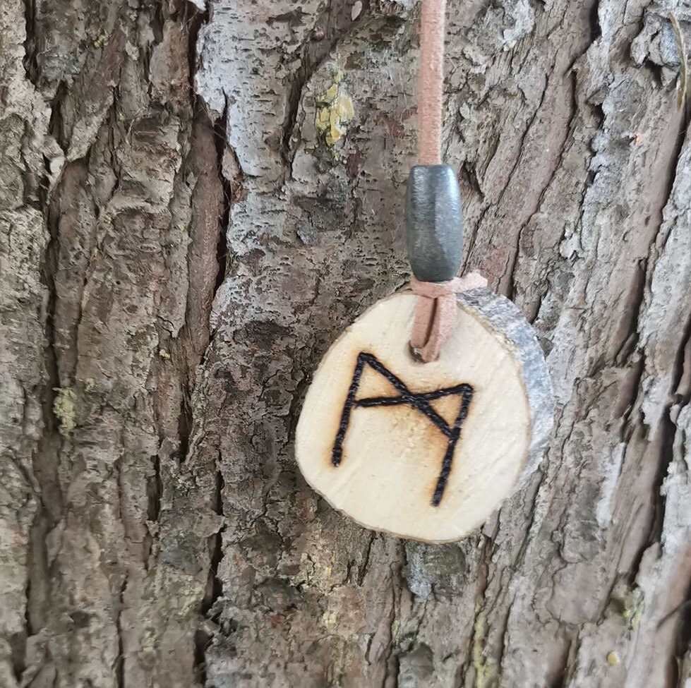 Buy Rune Pendant Mannaz Norse / Viking / Pagan Online in India - Etsy