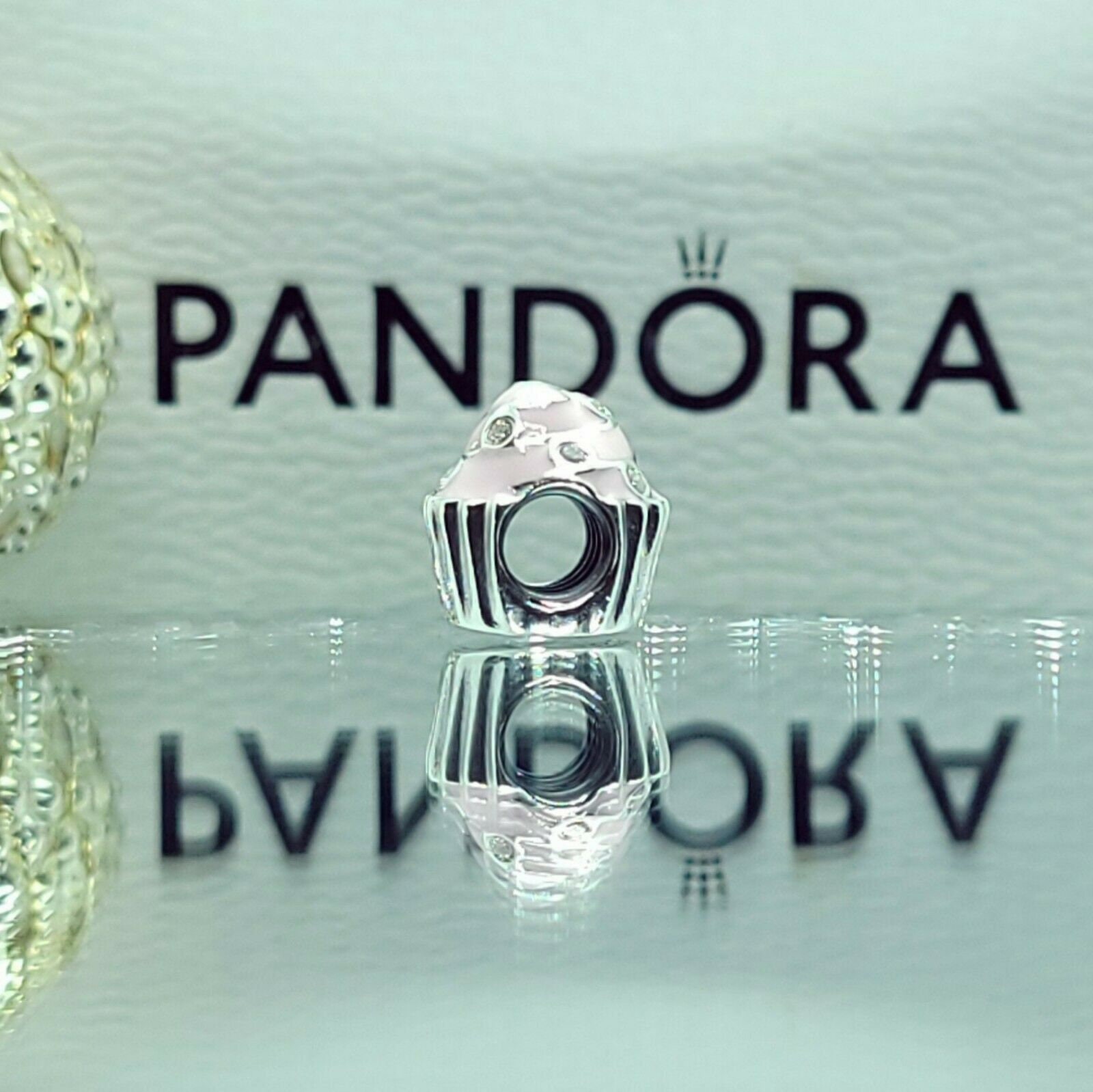 PANDORA Cupcake PINK ENAMEL Birthday Charm 791891EN68 Gift - Etsy UK