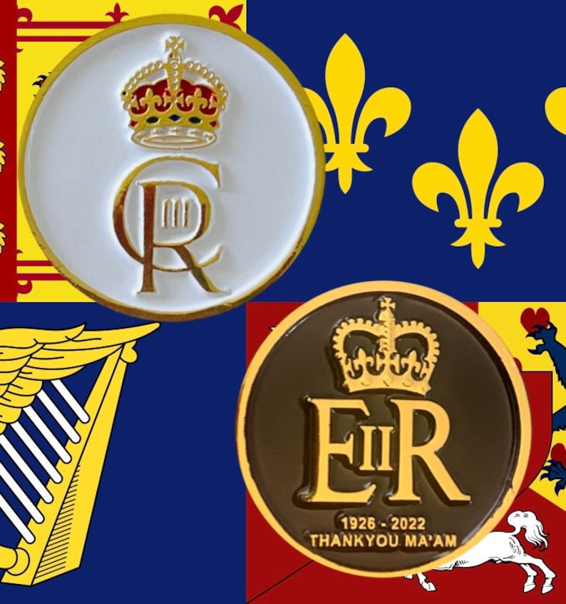 Royal Pin Badges 2 Enamel Pinbadges High Quality Keepsake - Etsy