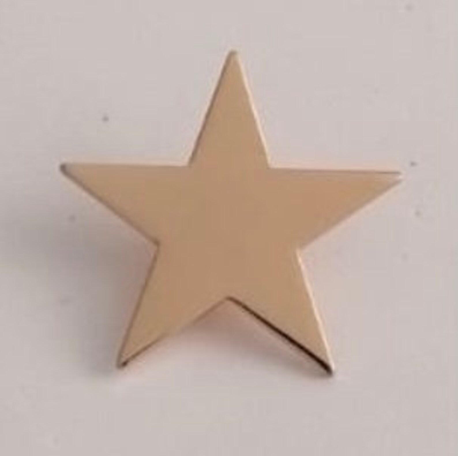 Metal Gold Star Pin Badges 4 Pack 35mm Point to Pint | Etsy