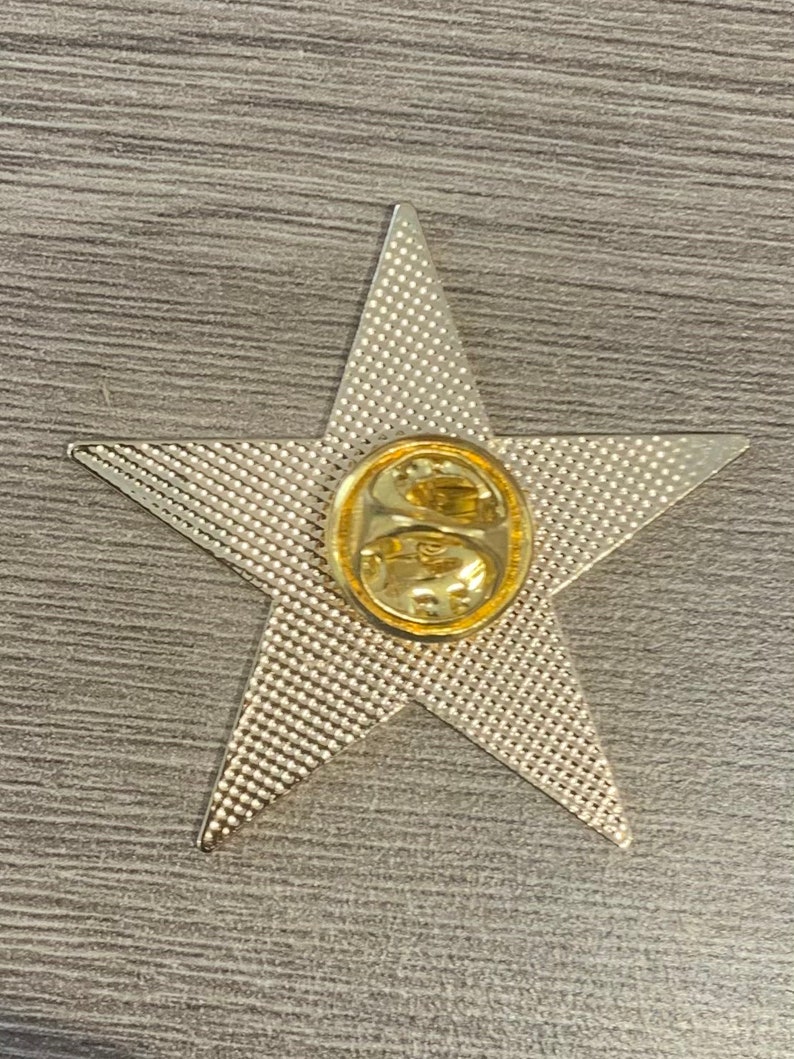 School Badge Star Badge Gold Metal Star Badge Star Badge - Etsy