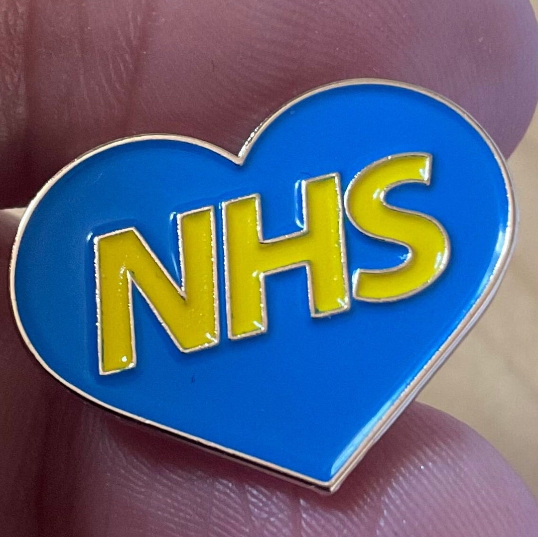 Nhs Ukraine Badge Enamel Pin Badge With the Colours of Ukraine Show ...