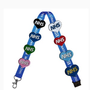 Nhs Badge Enamel Pin Badge NHS Logo on Sky Blue Backing Support for Nhs ...