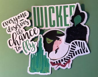 Wicked the Musical Stickers - Etsy