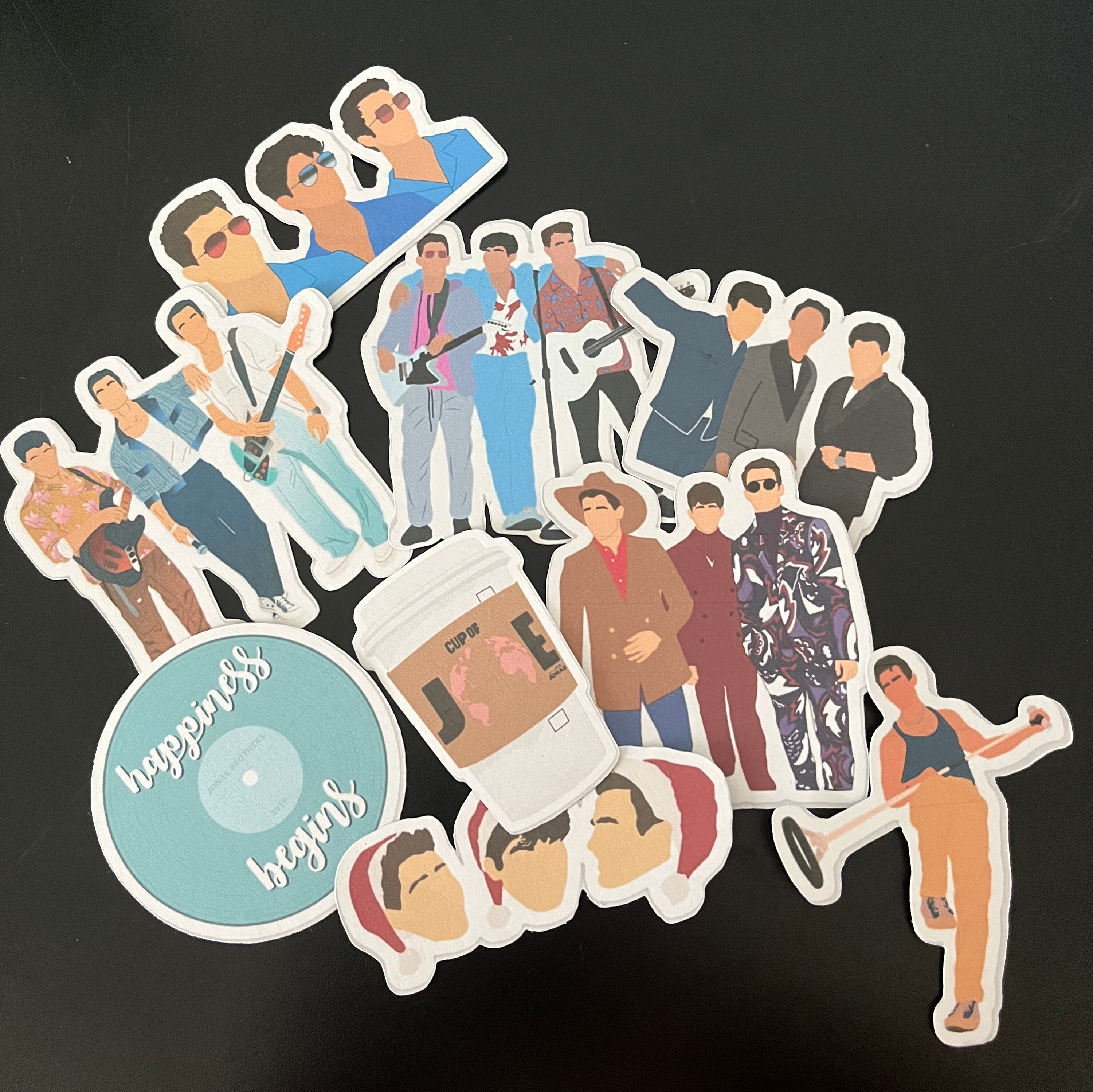 Jonas Brothers Assorted Stickers Part 2 | Etsy