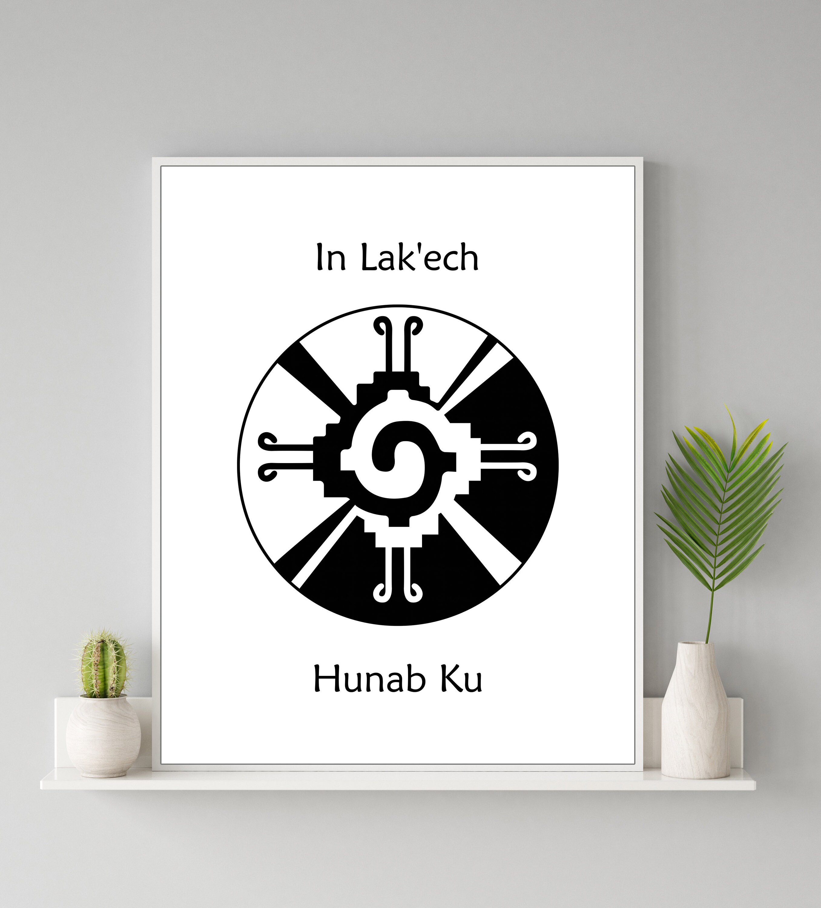 Mayan Decor, Hunab Ku, Digital Download, Mayan, Wall Art Prints, Mystic ...
