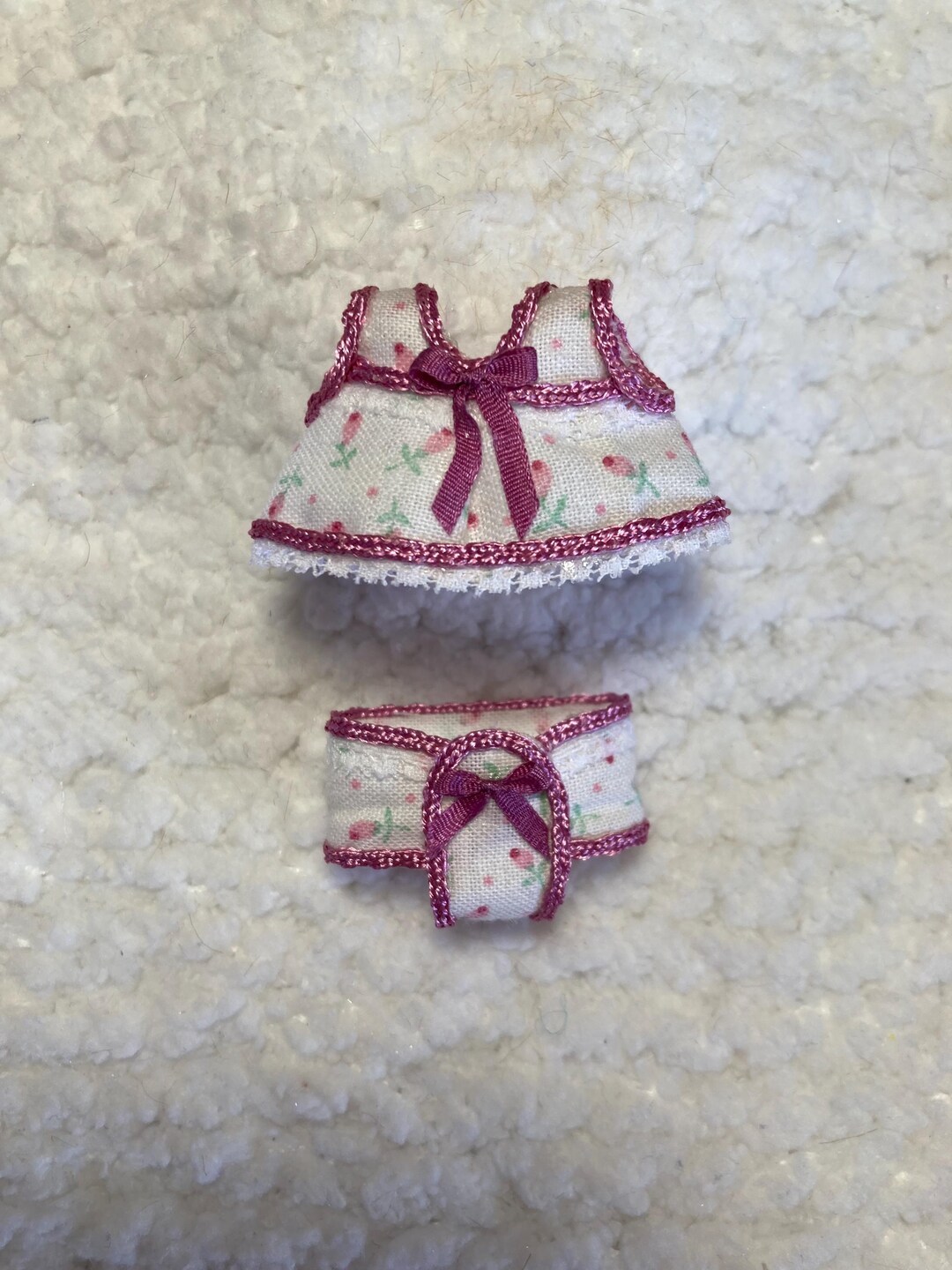 Dollhouse Miniatures, Miniature Clothes, 1:12 Scale Dress for Dollhouse ...