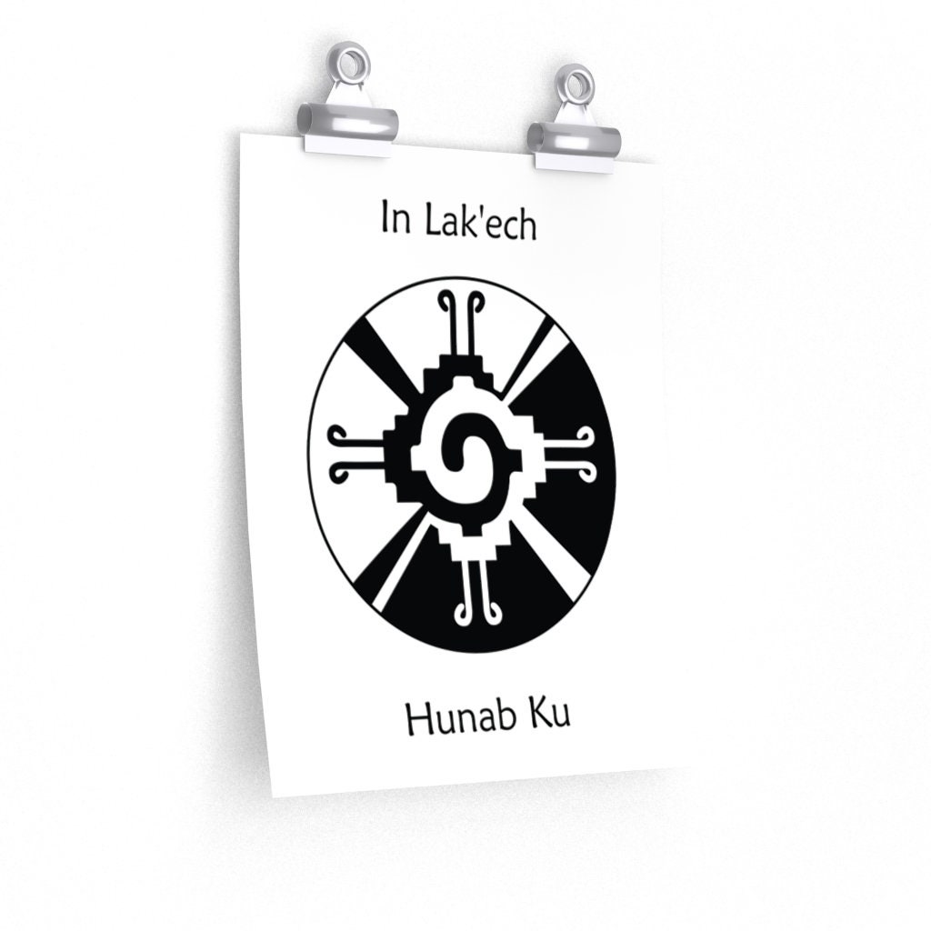 Hunab Ku Wall Art Sacred Geometry Mayan Dreamspel | Etsy