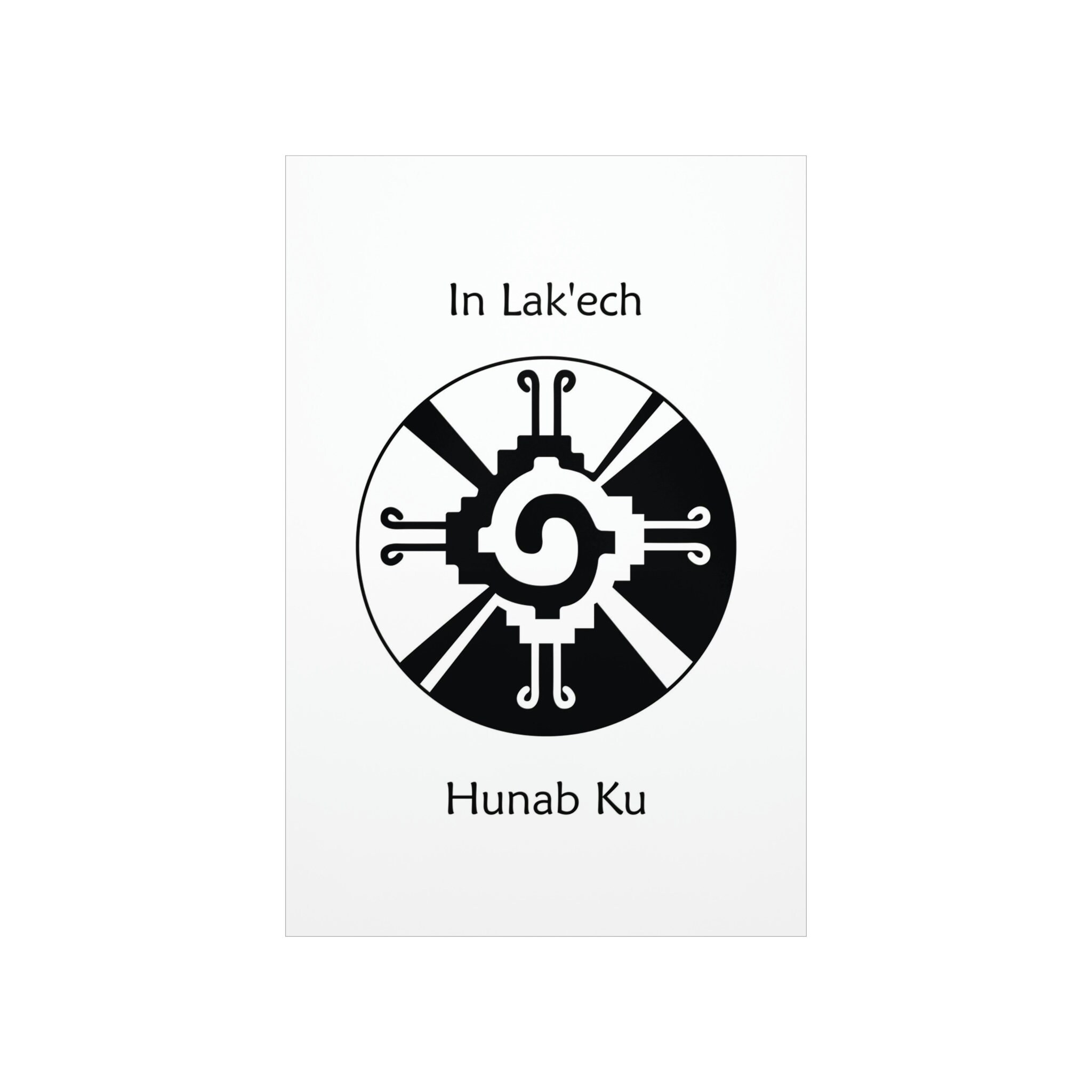 Hunab Ku Wall Art Sacred Geometry Mayan Dreamspel Mayan Symbol Cosmic ...