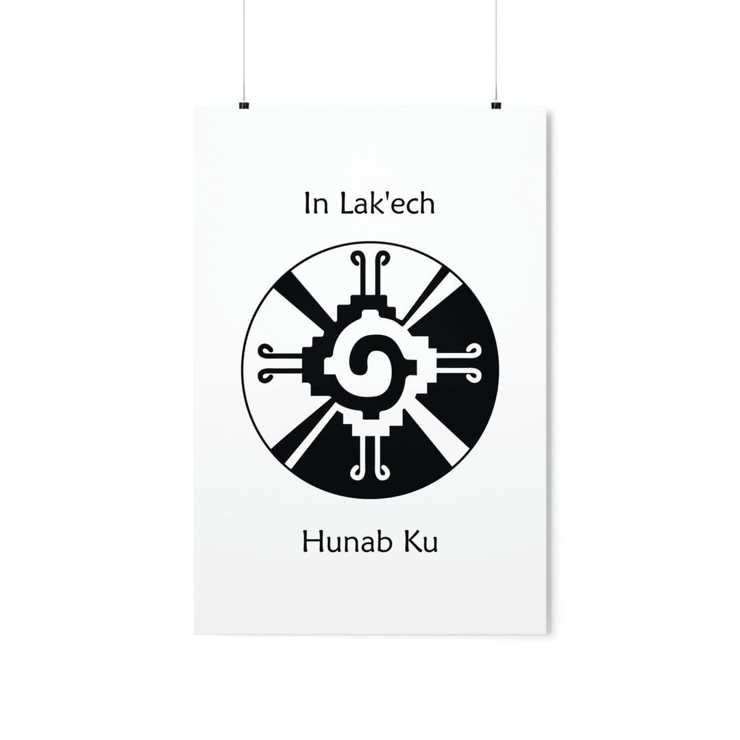 Hunab Ku Wall Art | Sacred Geometry | Mayan | Dreamspel | Mayan Symbol ...
