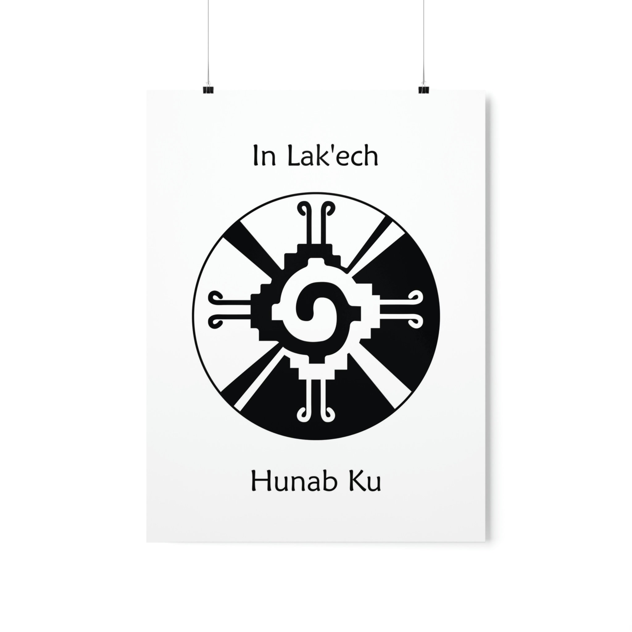 Hunab Ku Wall Art Sacred Geometry Mayan Dreamspel Mayan Symbol Cosmic ...