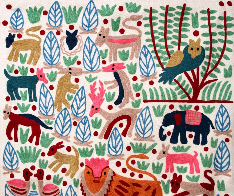 Free Shipping/ Rug Hand Made Hand Embroidered Floor Wall Rug | Etsy