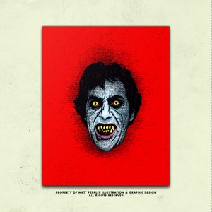 David - an American Werewolf in London Poster – Retro Horror Wall Art ...
