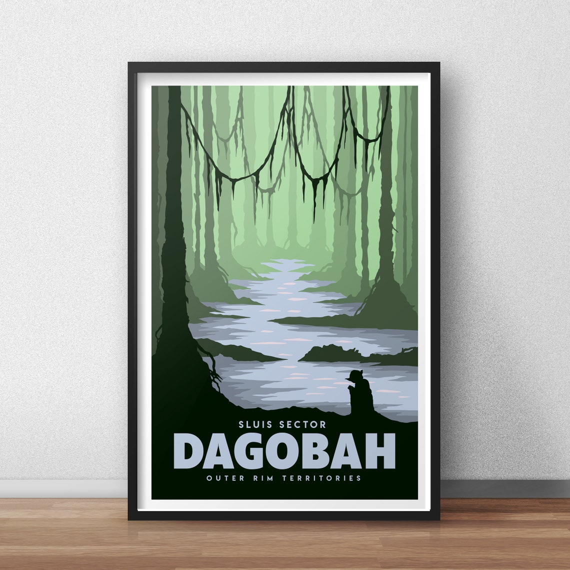 Dagobah Travel Poster | Etsy