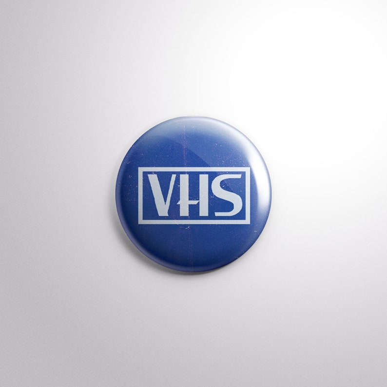 VHS Button Set - Etsy