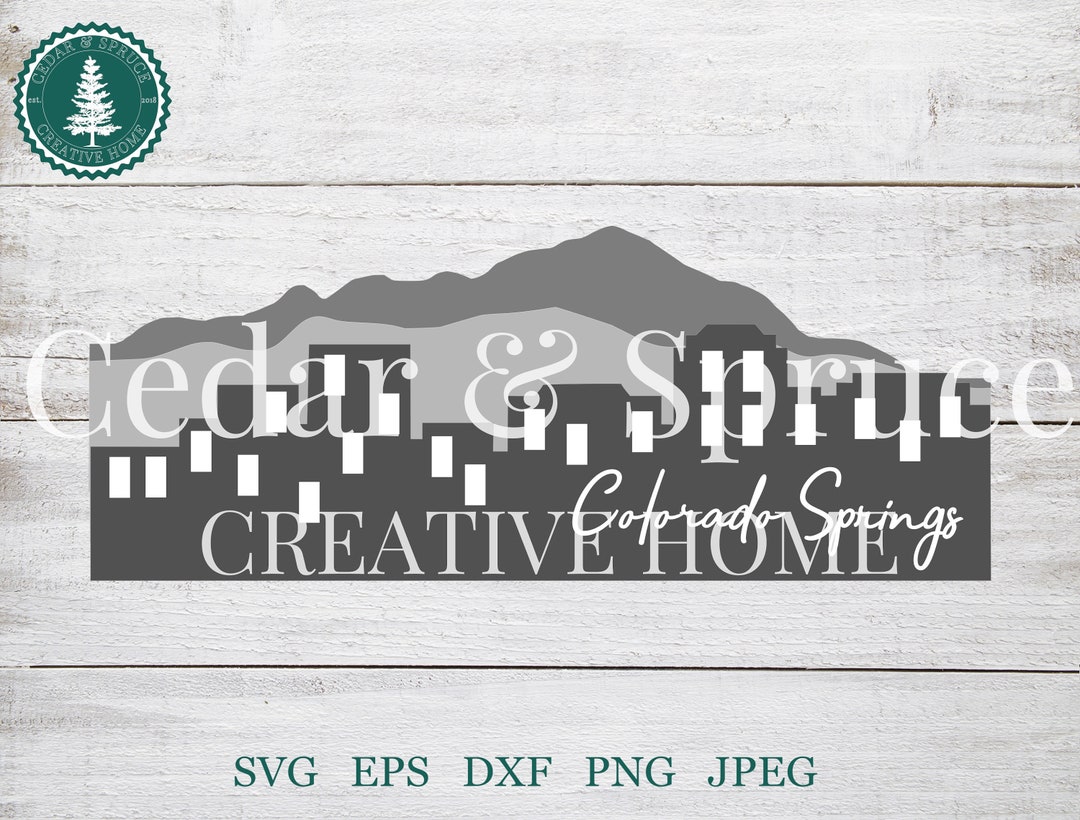 Colorado Springs SVG - Etsy