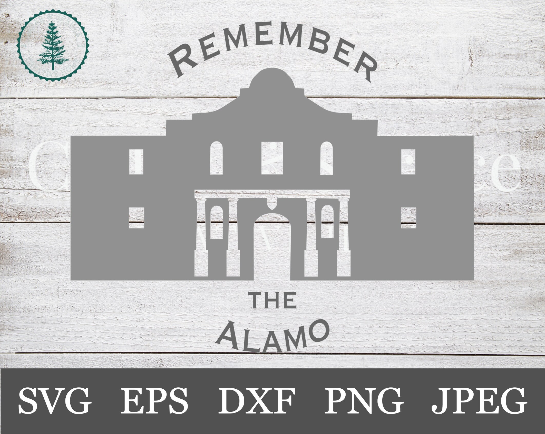 The Alamo SVG | Etsy