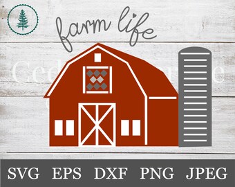 3d Barn Svg | Etsy