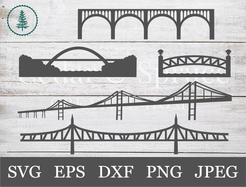 Bridges SVG Digital File - Etsy