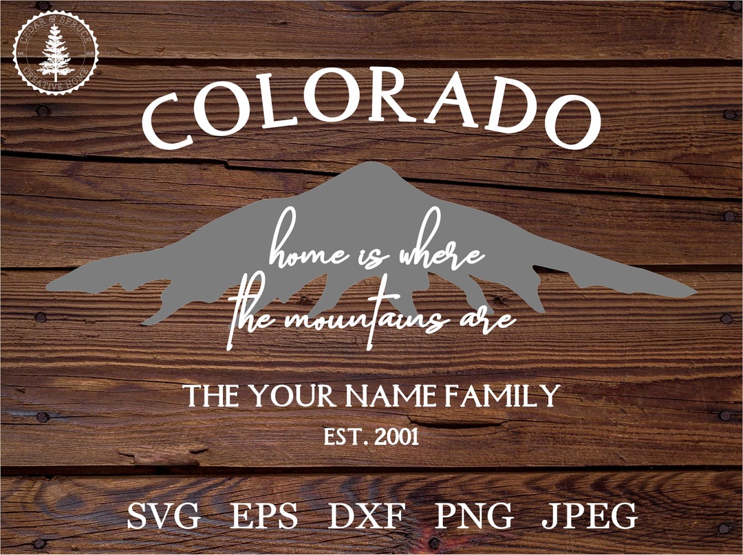 Colorado Personalized SVG - Etsy