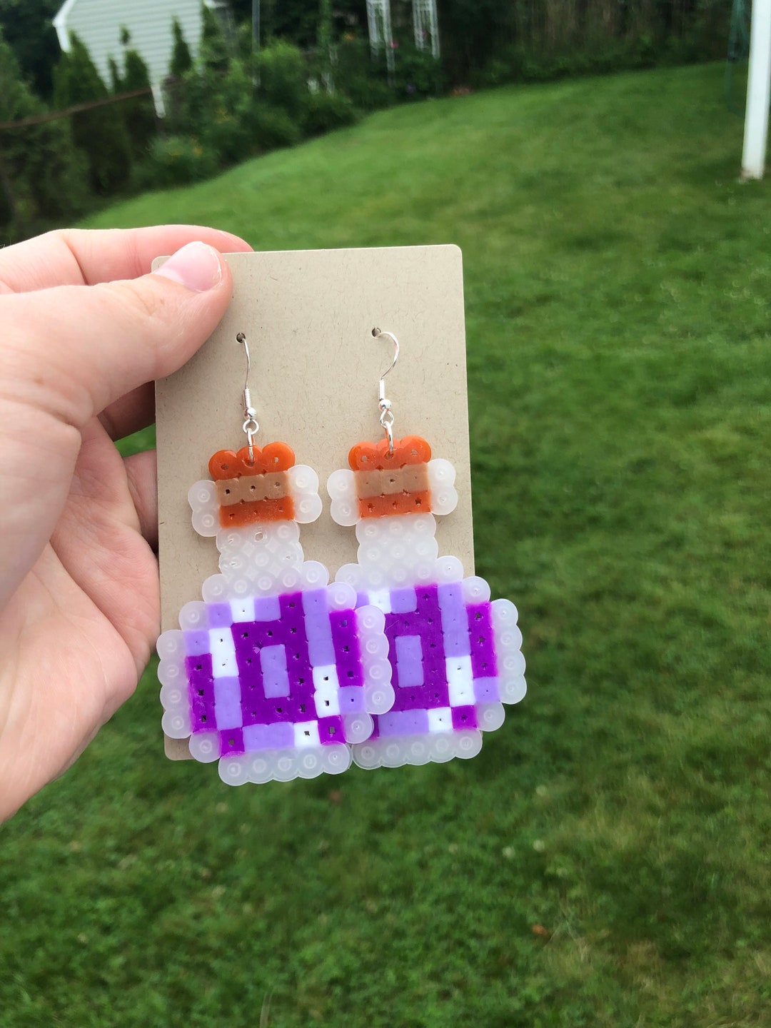 Minecraft Potion Perler Bead Earrings - Etsy