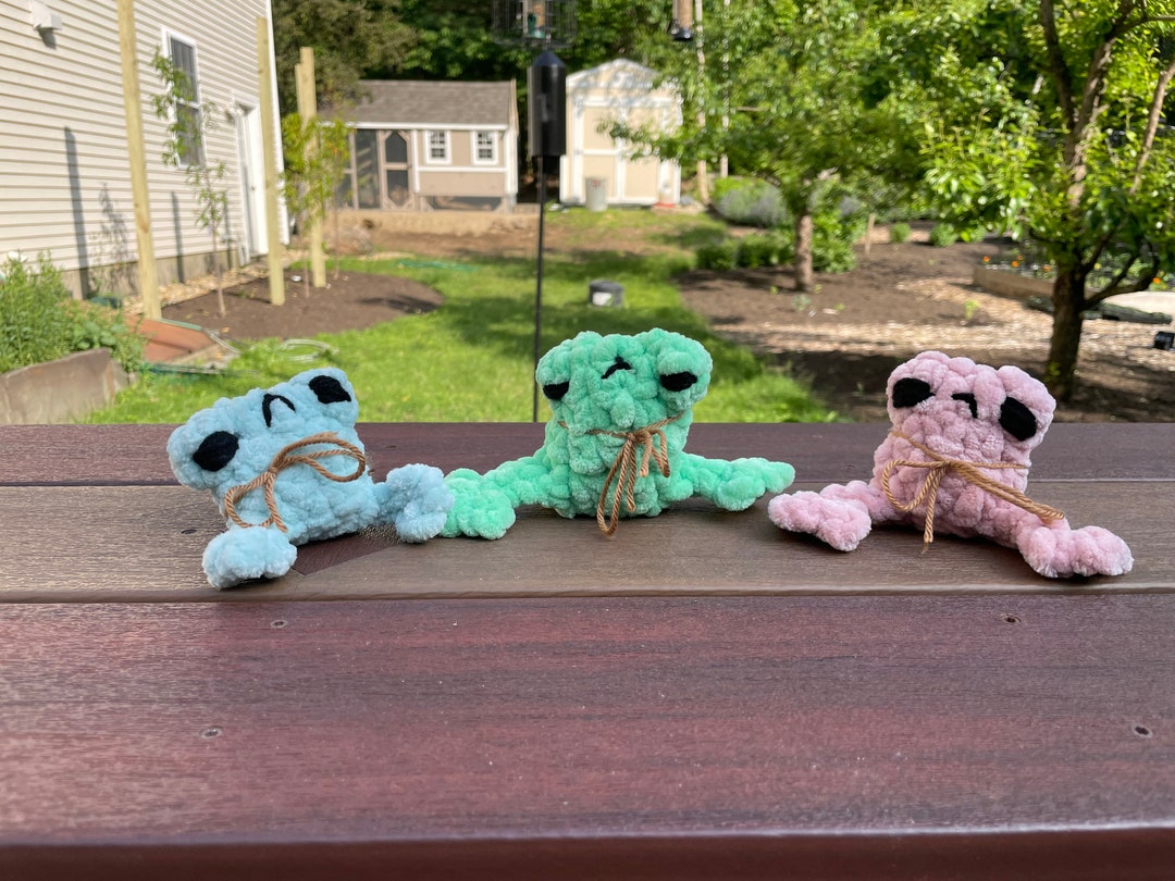 Derpy Leftover Crochet Baby Leggy Frog - Etsy
