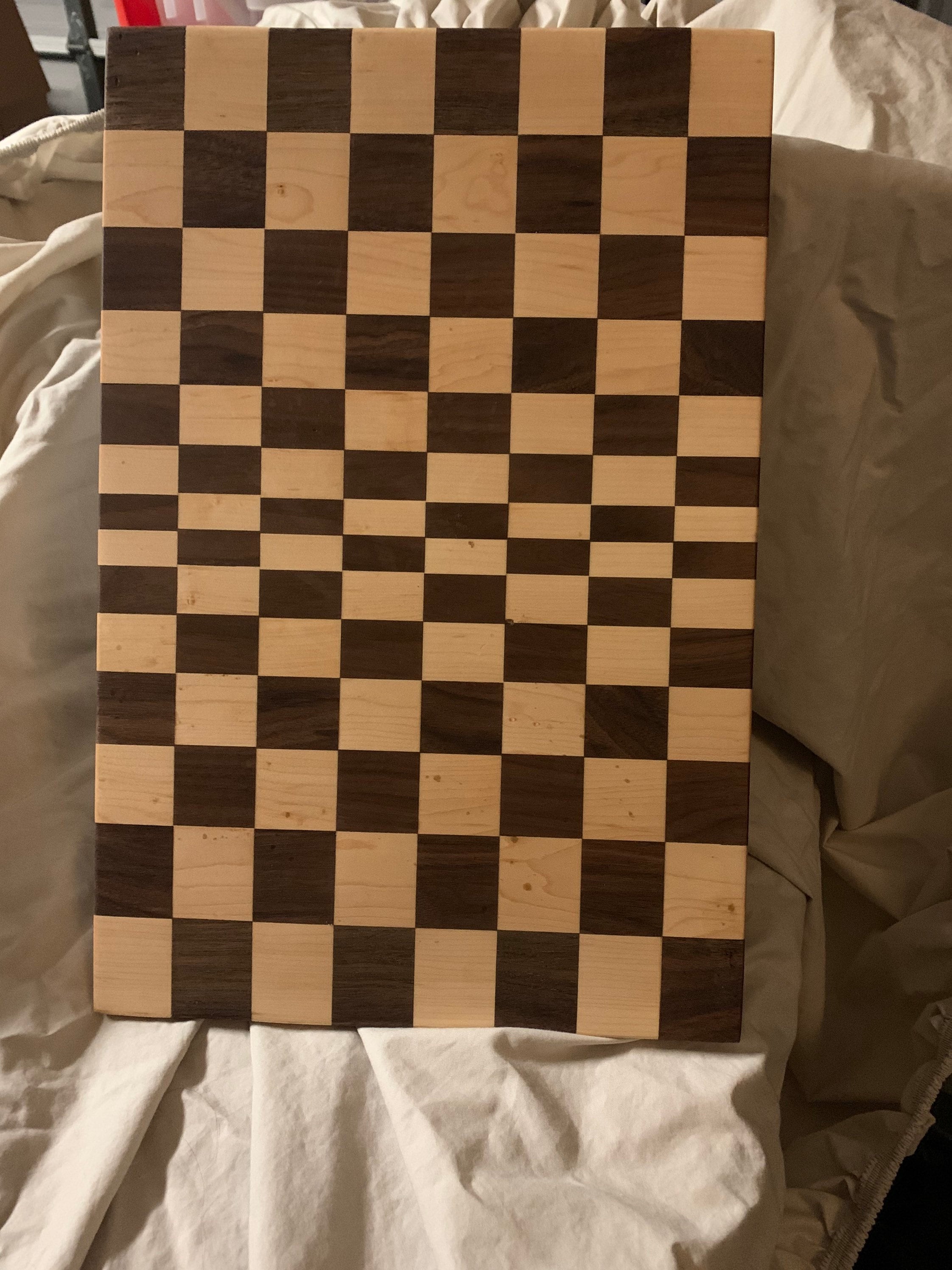Cutting Board/walnut & Maple Checkerboard Cutting Board/ Charcuterie ...