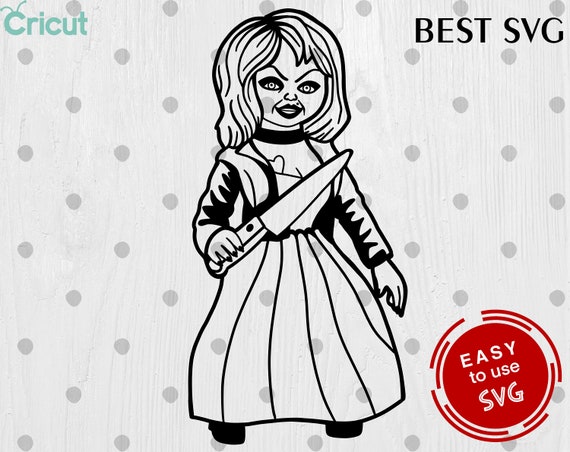 Tiffany Bride of Chucky SVG Cricut svg Silhouette Cut File | Etsy