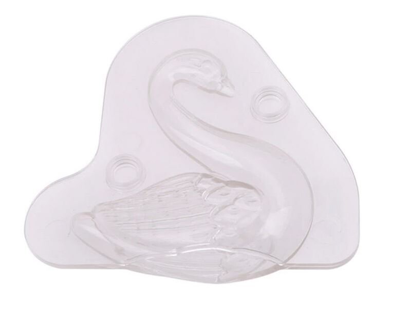 3D Swan Plastic Mold Candle Plaster Mold Cake Mold - Etsy