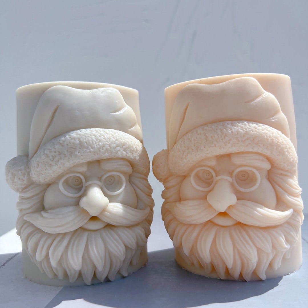 3D Santa Claus Mold Figurine Silicone Mold Santa Claus - Etsy