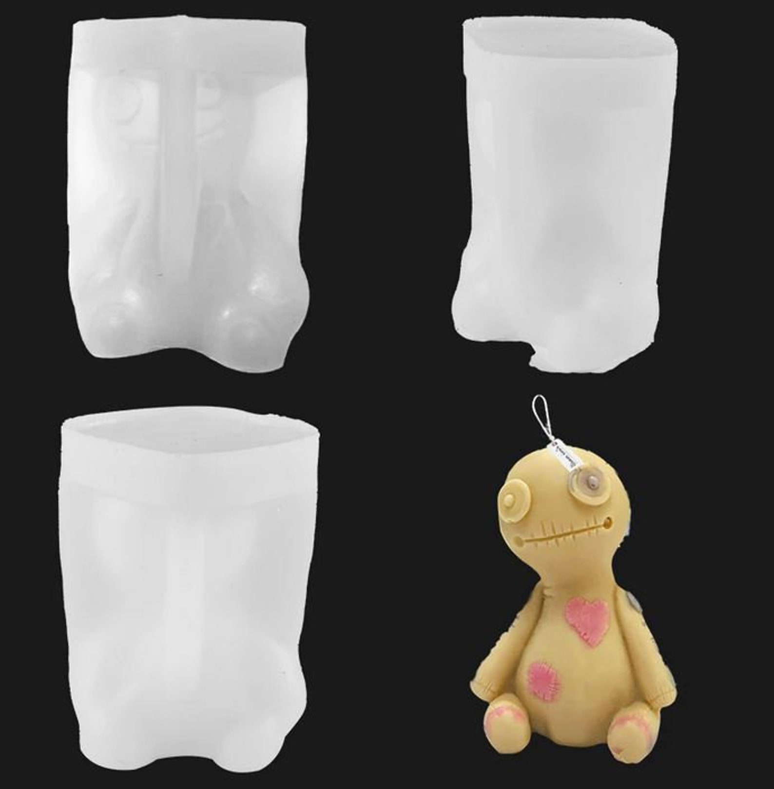 3D Horrible Doll Silicone Mold Scary Doll Mold Candle - Etsy