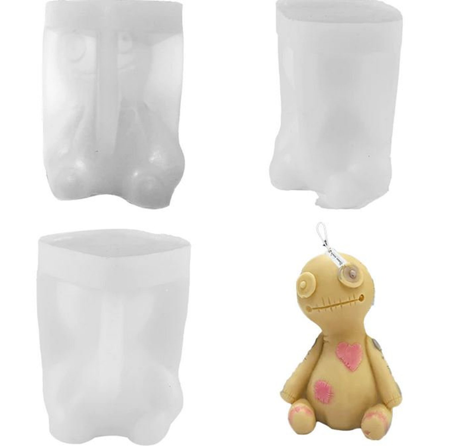 3D Horrible Doll Silicone Mold Scary Doll Mold Candle - Etsy