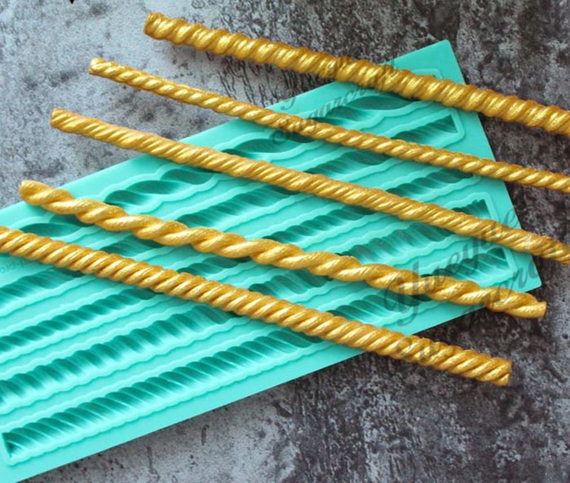 Rope Decorative Silicone Mold Plaster Silicone Mold Cake - Etsy